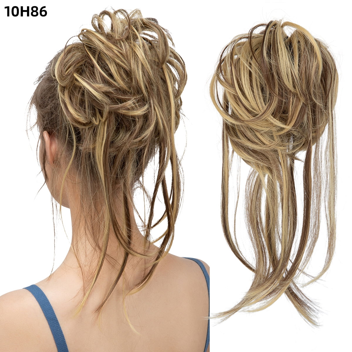 Namzi Messy Bun Hair Piece Tousled Updo Hair Buns Extension Elastic ...