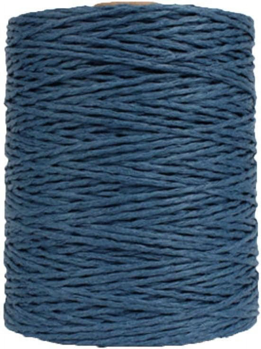 NAMZI Natural Cotton Yarn Navy Blue Crochet Summer Sun Hat Yarn,Beach ...