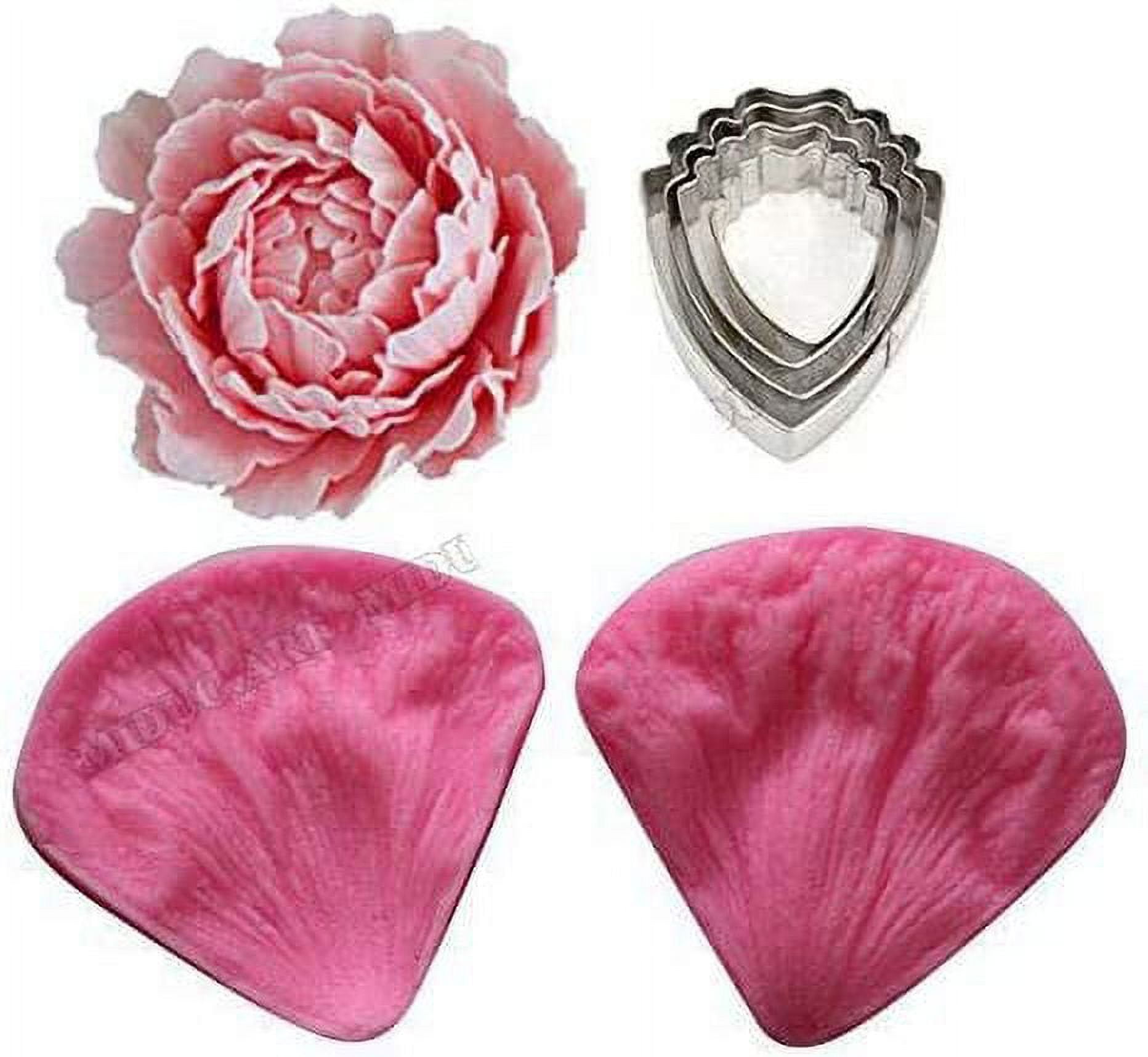 Namzi Peony Fondant Sugarcraft Stainless Steel Cutter Peony Petal ...