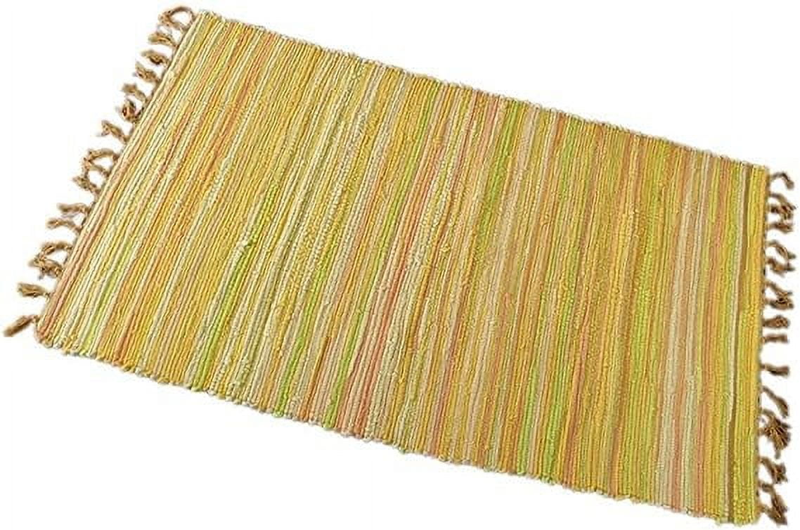 Namzi Rag Rug, Machine Washable Cotton Reversible Rag Rug Hand Woven ...