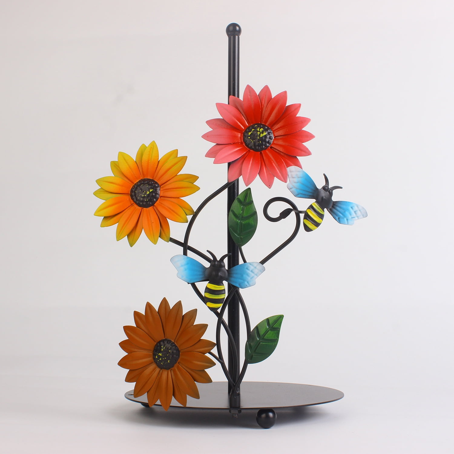 NAMZI Roll Paper Stand Sunflower Butterfly Paper Storage Racks Nonslip ...