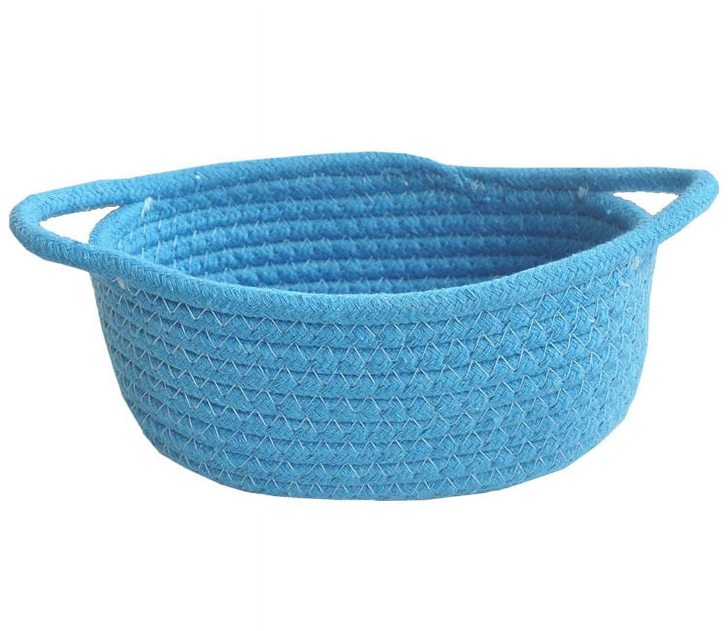 Namzi Small Woven Basket,Cute Rope Room Shelf Storage Basket, Cat Dog ...