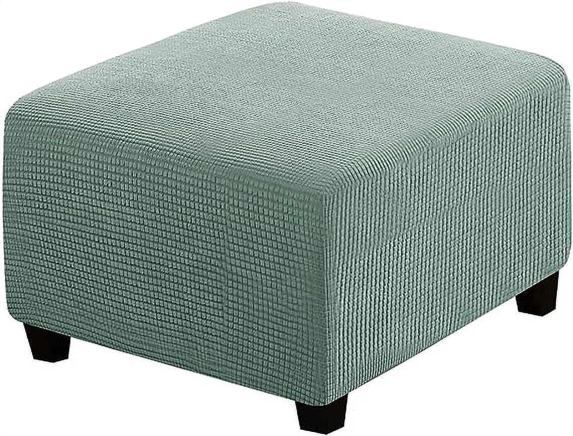 Namzi Super Stretch Soft Ottoman Cover with Elastic Band Footrest Sofa ...