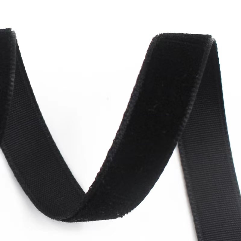 Namzi Thick Ribbons for Crafts, 2 Rolls black Satin Ribbons, 1CM*50yd ...