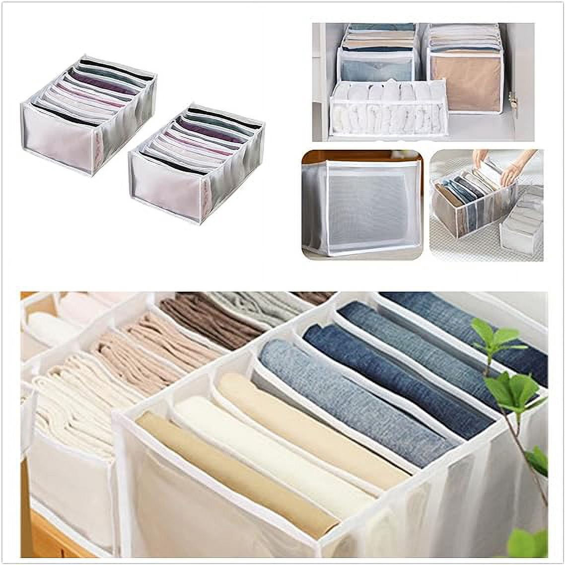 Namzi Wardrobe Clothes Organizer 2pcs Foldable Closet Organizers ...