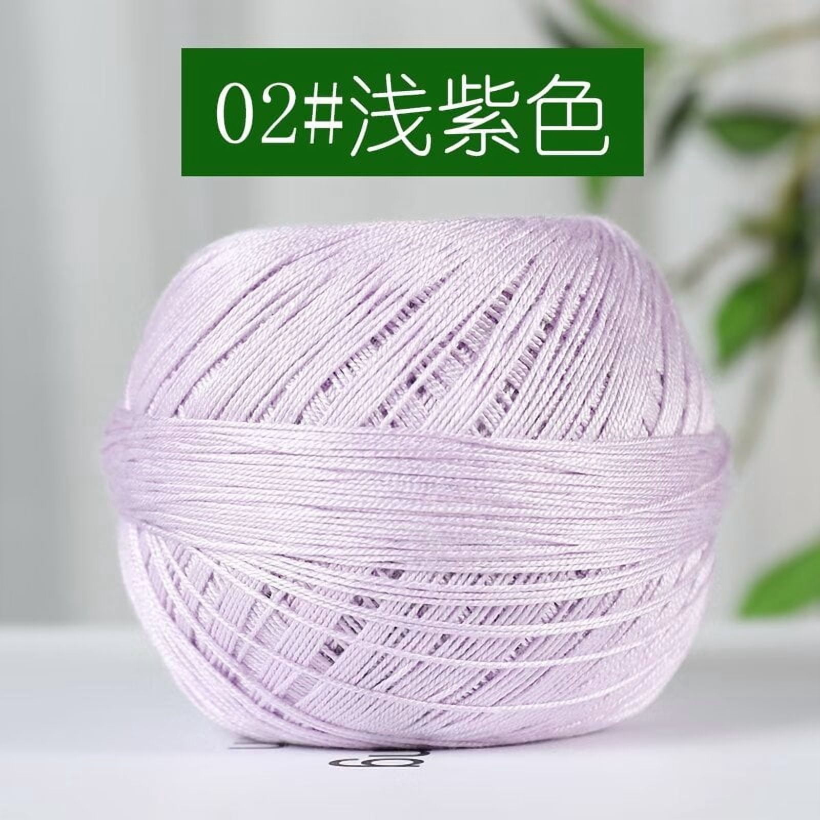 Namzi Yarn for (light purple) - 1 Roll 7 Strands Premium Cotton Yarn ...