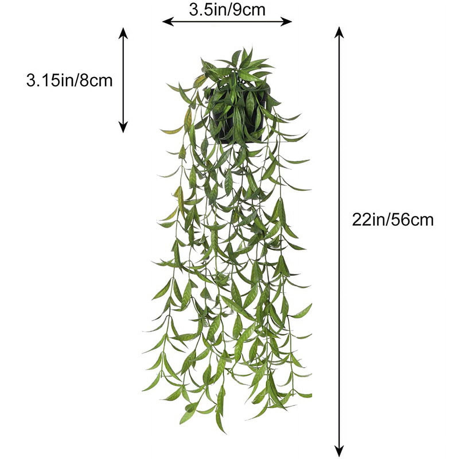 Namzi -a Fake Hanging Plants 1 Pack Artificial Hanging Eucalyptus ...