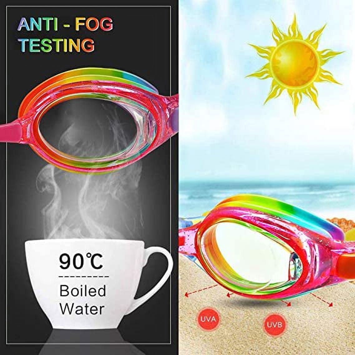 Namzi -a Kids Goggles,Swimming Goggles for Kids Age 3-16 Boys Girls ...