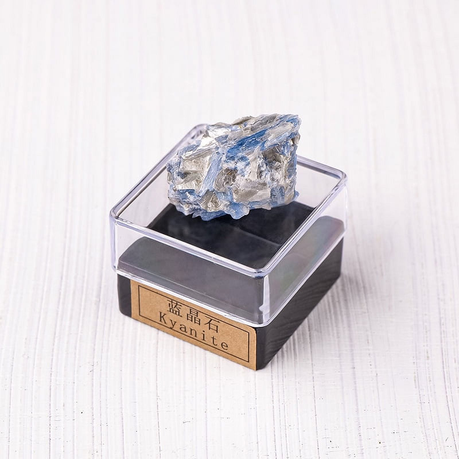 Namzi-b 2 pieces blue natural crystal raw stone ore specimen set ...