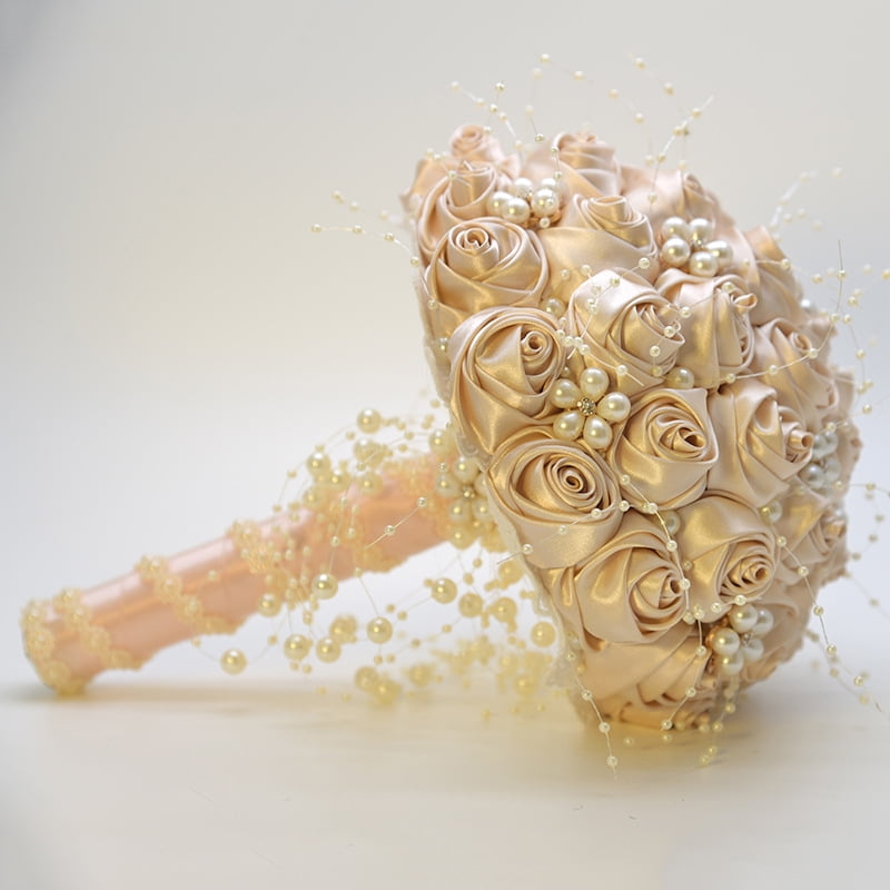 Namzi-b Bridal Wedding Bouquet Round Bling Brooch Bouquet Throw Toss ...