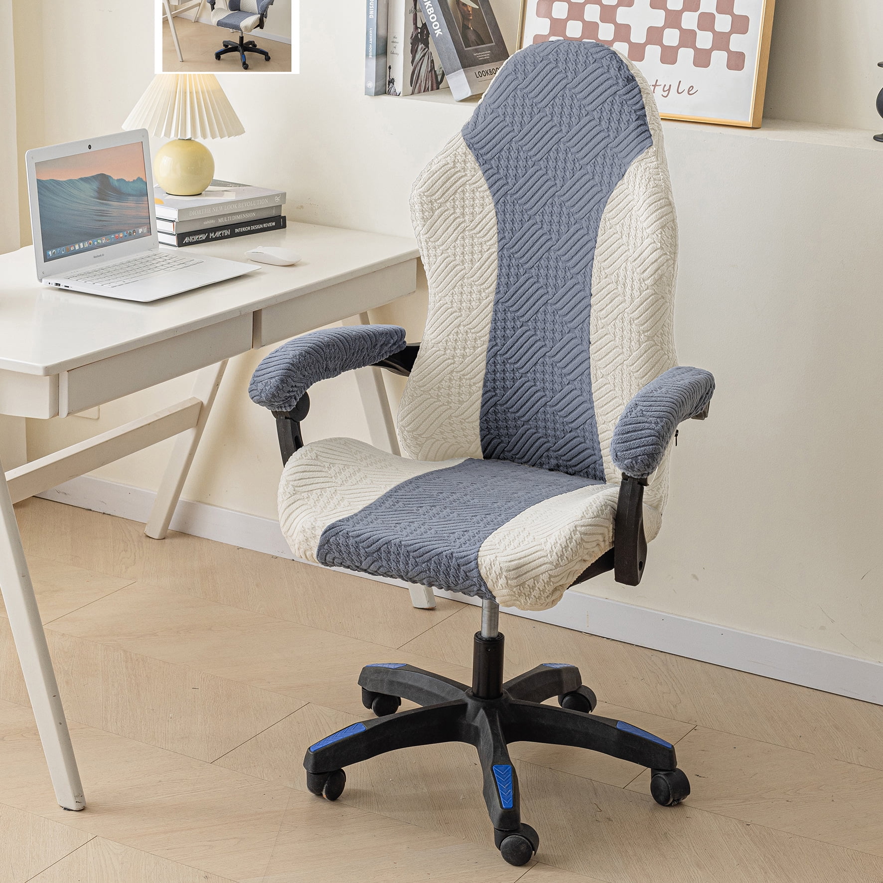 Namzi-b Gaming Chair Cover Cat Scratch Proof Jacquard, Soft Spandex ...