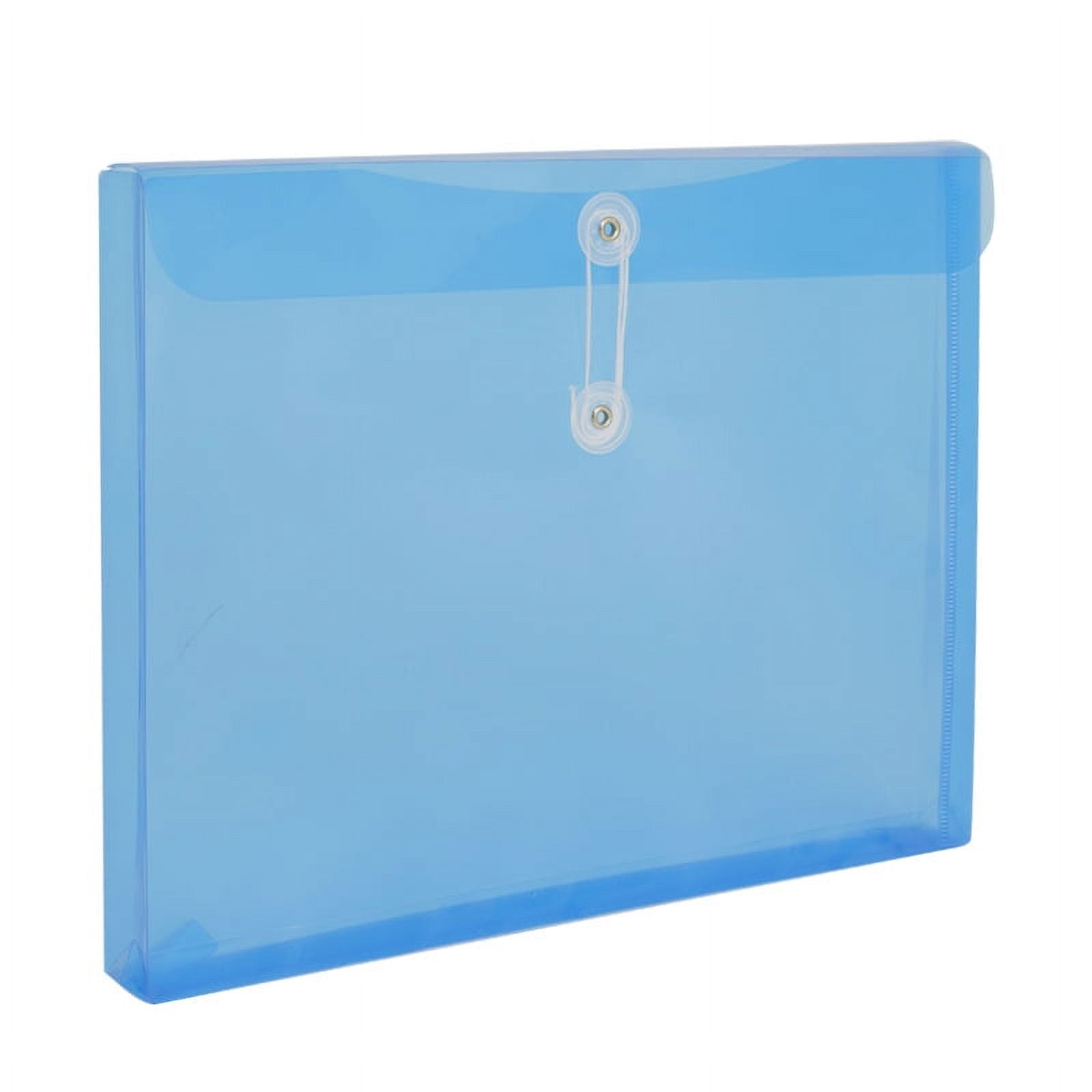 Namzi-b Plastic Legal Size Expandable Envelopes with String Tie Closure ...