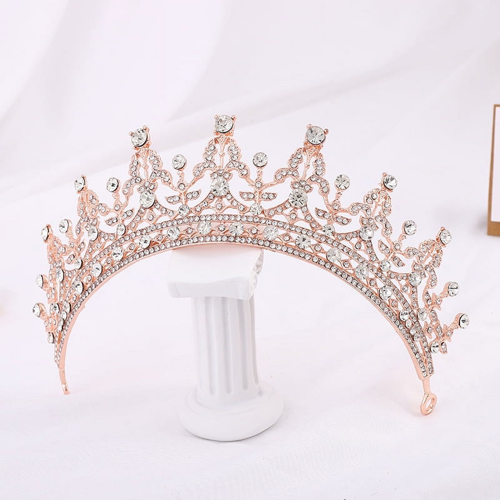 Namzi-b Wedding Tiara for Bride Princess Tiara Headband Bridal Crown ...