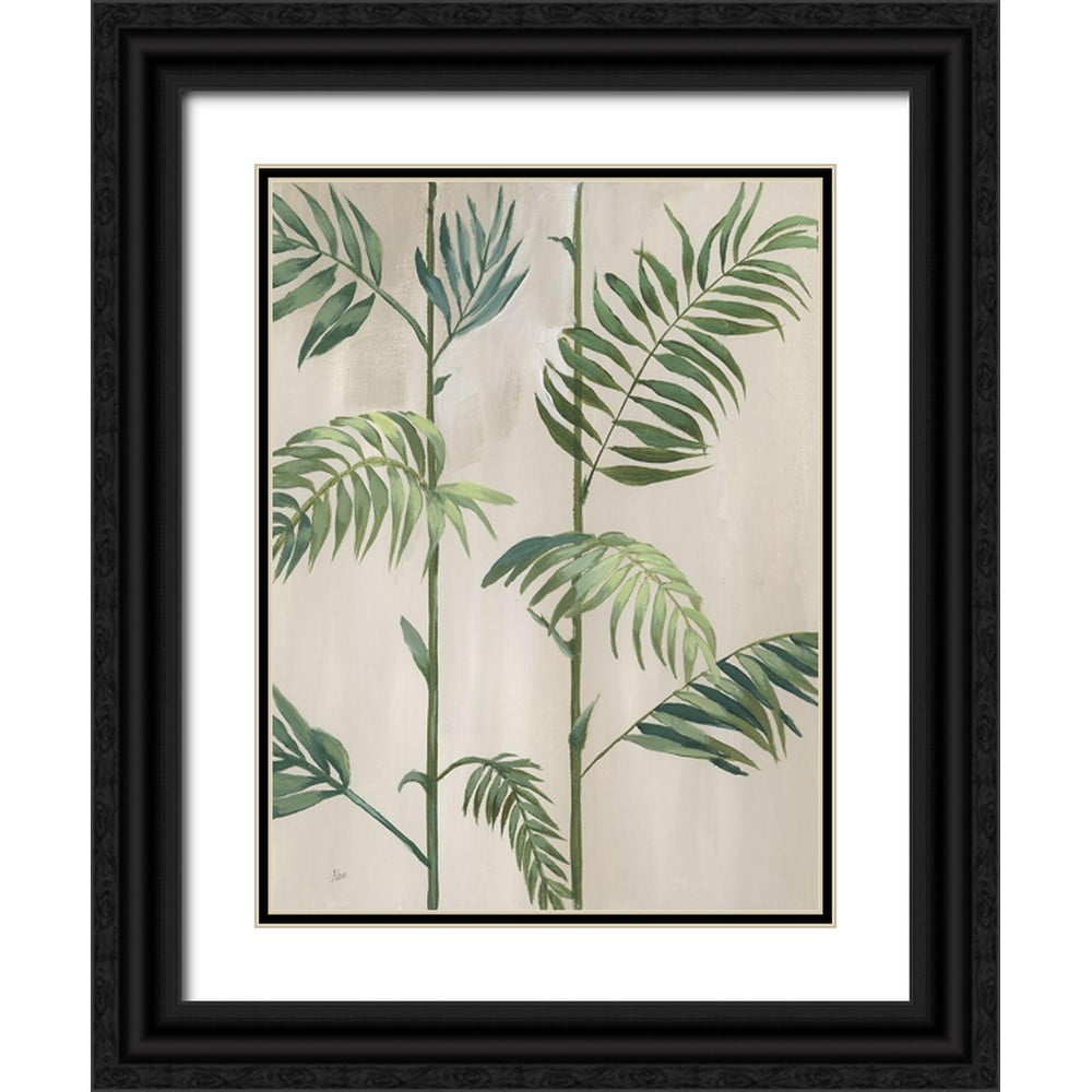 Nan 12x14 Black Ornate Wood Framed with Double Matting Museum Art Print ...