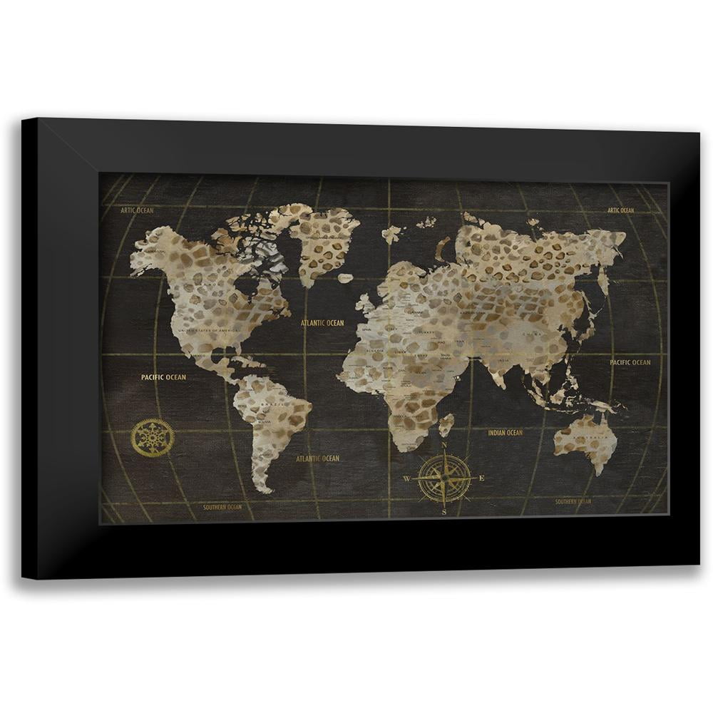 Nan 14x11 Black Modern Framed Museum Art Print Titled - Safari World ...