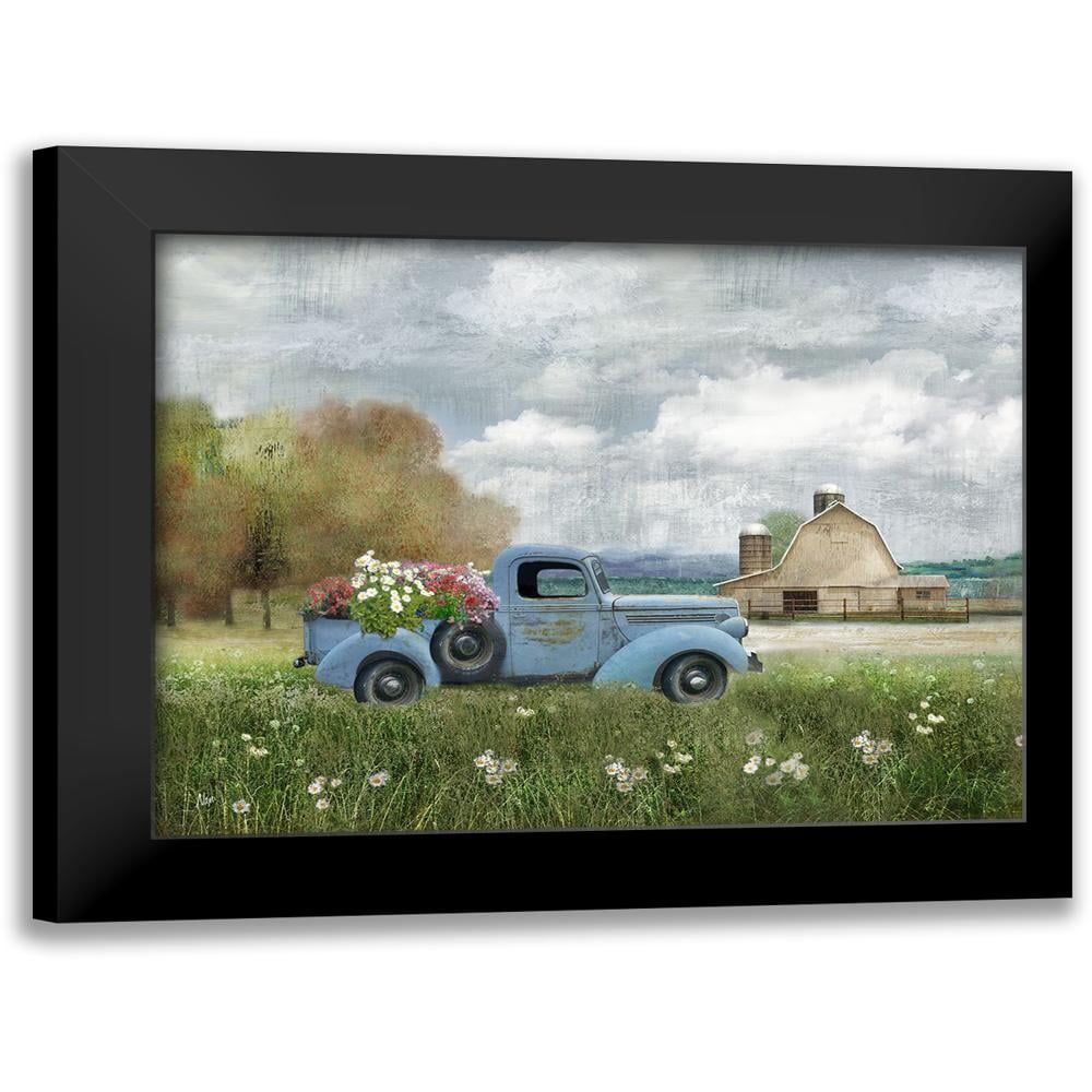 Nan 14x12 Black Modern Framed Museum Art Print Titled - Fresh Country ...