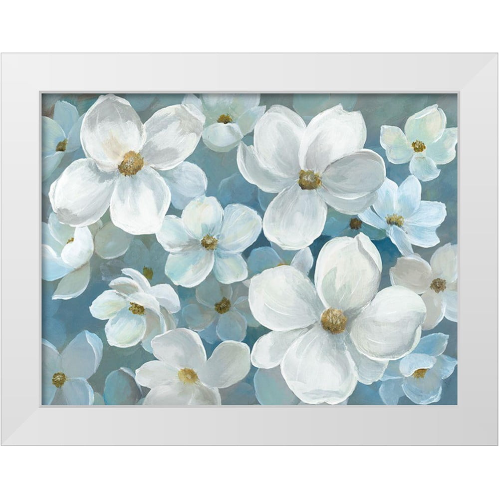 Nan 14x12 White Modern Wood Framed Museum Art Print Titled - White ...