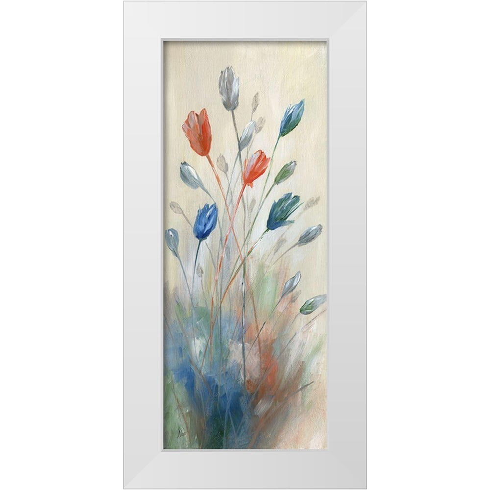 Nan 15x32 White Modern Wood Framed Museum Art Print Titled - Afternoon ...