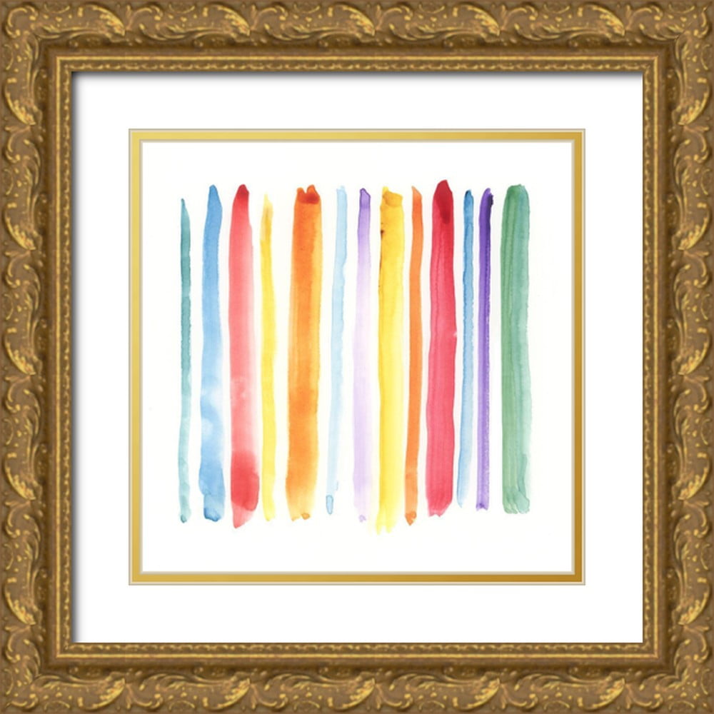 Nan 20x20 Gold Ornate Wood Framed with Double Matting Museum Art Print ...