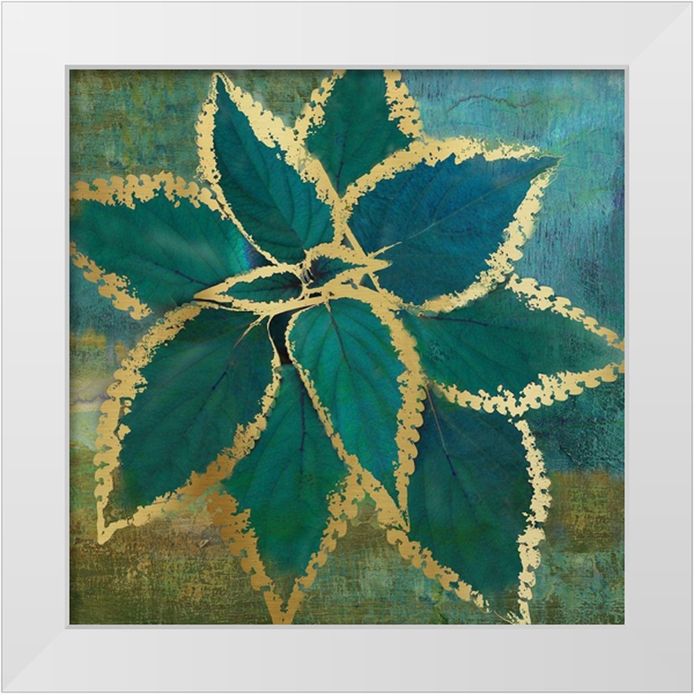 Nan 20x20 White Modern Wood Framed Museum Art Print Titled - Tropical ...