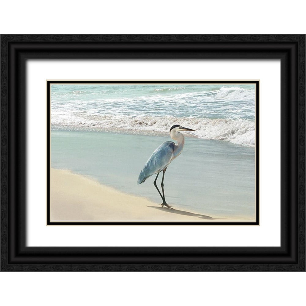 Nan 24x17 Black Ornate Wood Framed with Double Matting Museum Art Print ...