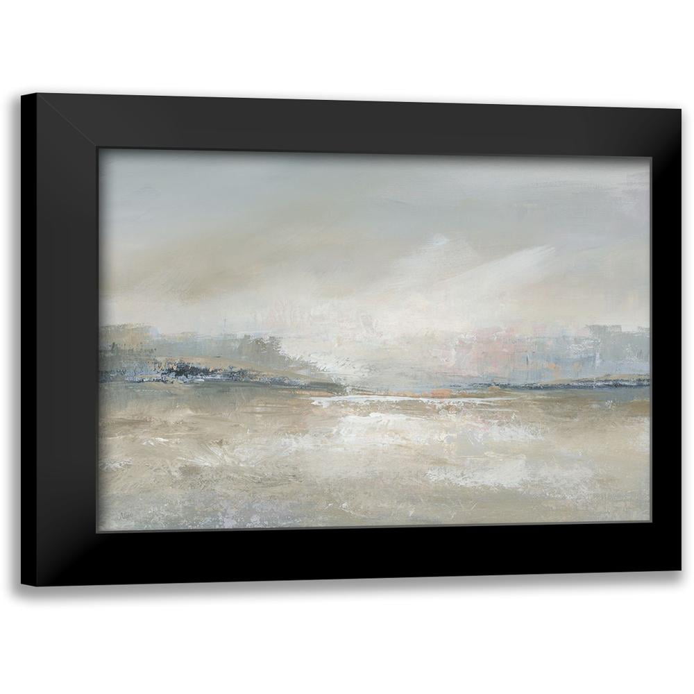 Nan 24x19 Black Modern Framed Museum Art Print Titled - Horizon Haze ...