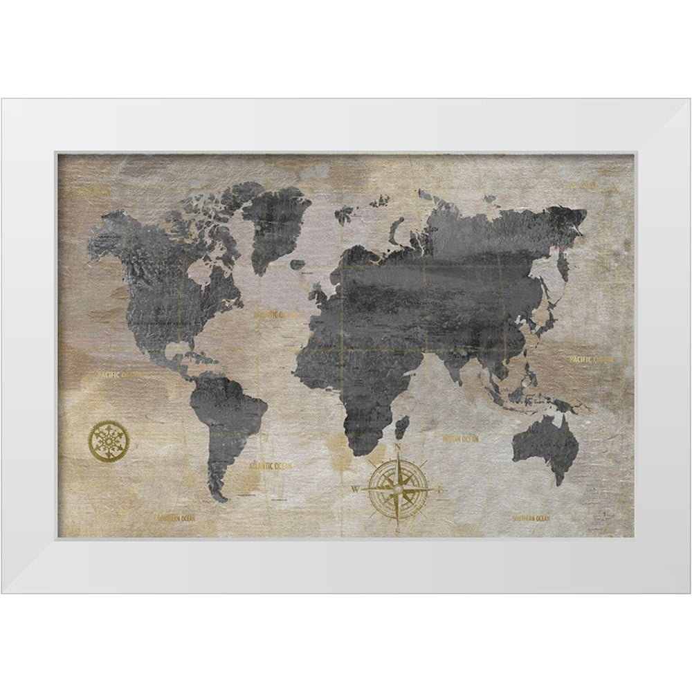 Nan 32x23 White Modern Wood Framed Museum Art Print Titled - Modeled ...