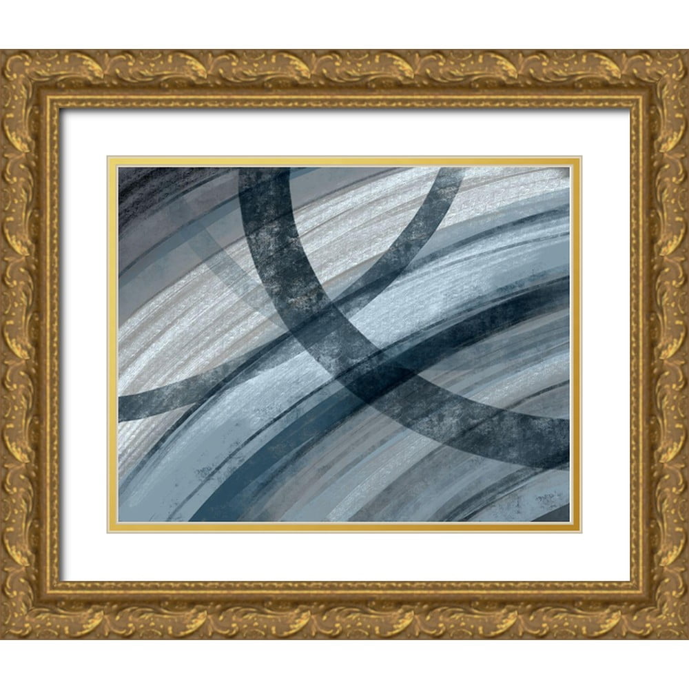 Nan 32x26 Gold Ornate Wood Framed with Double Matting Museum Art Print ...