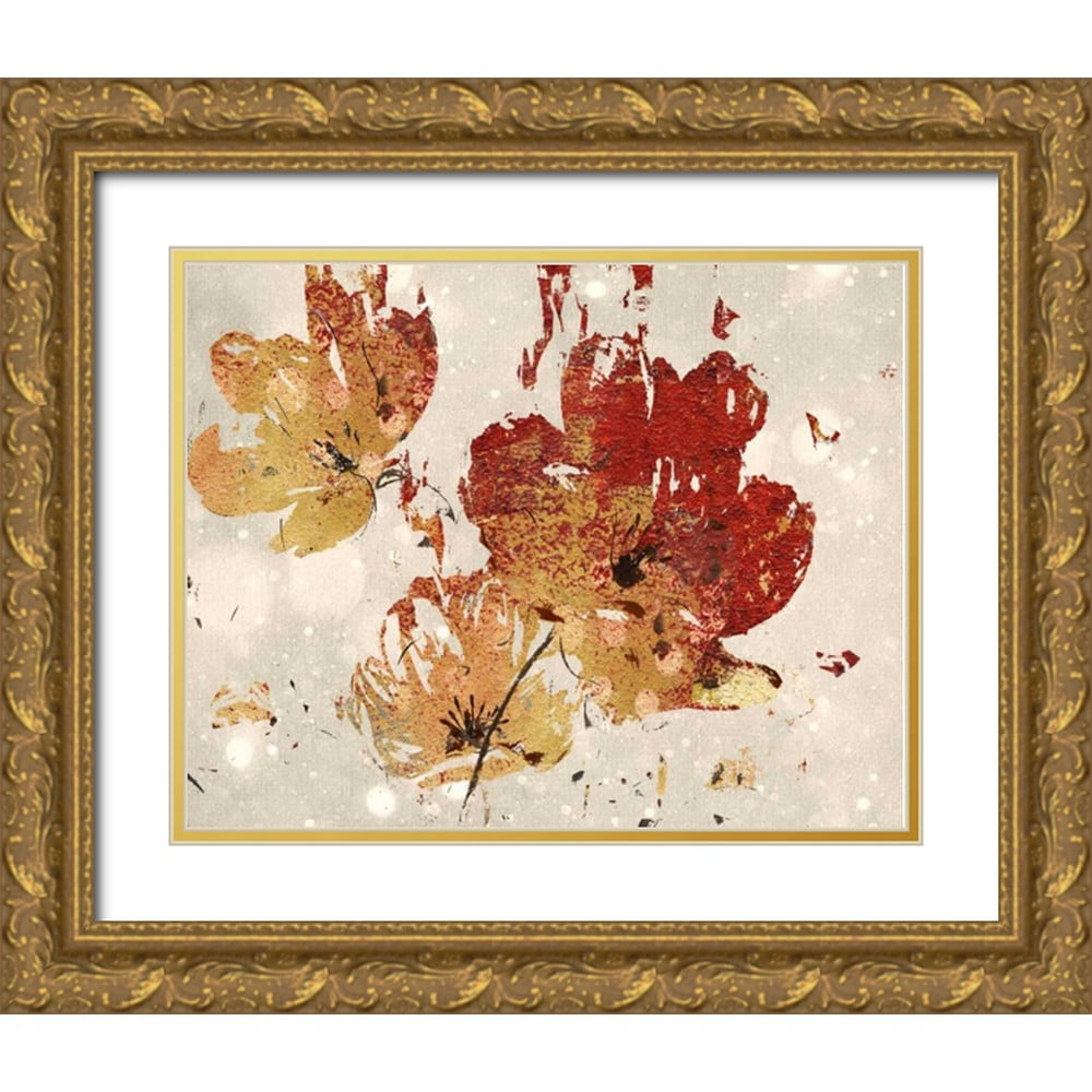 Nan 32x26 Gold Ornate Wood Framed with Double Matting Museum Art Print ...