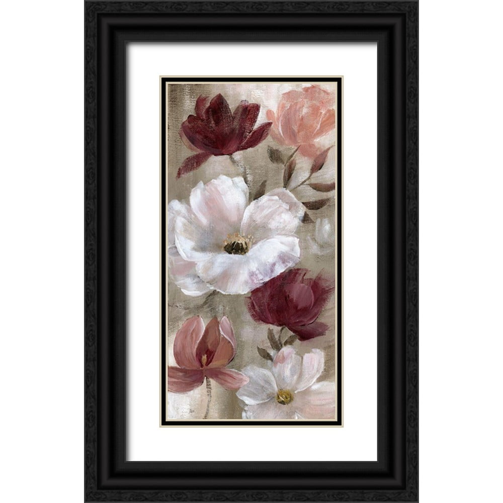 Nan 9x14 Black Ornate Wood Framed with Double Matting Museum Art Print ...