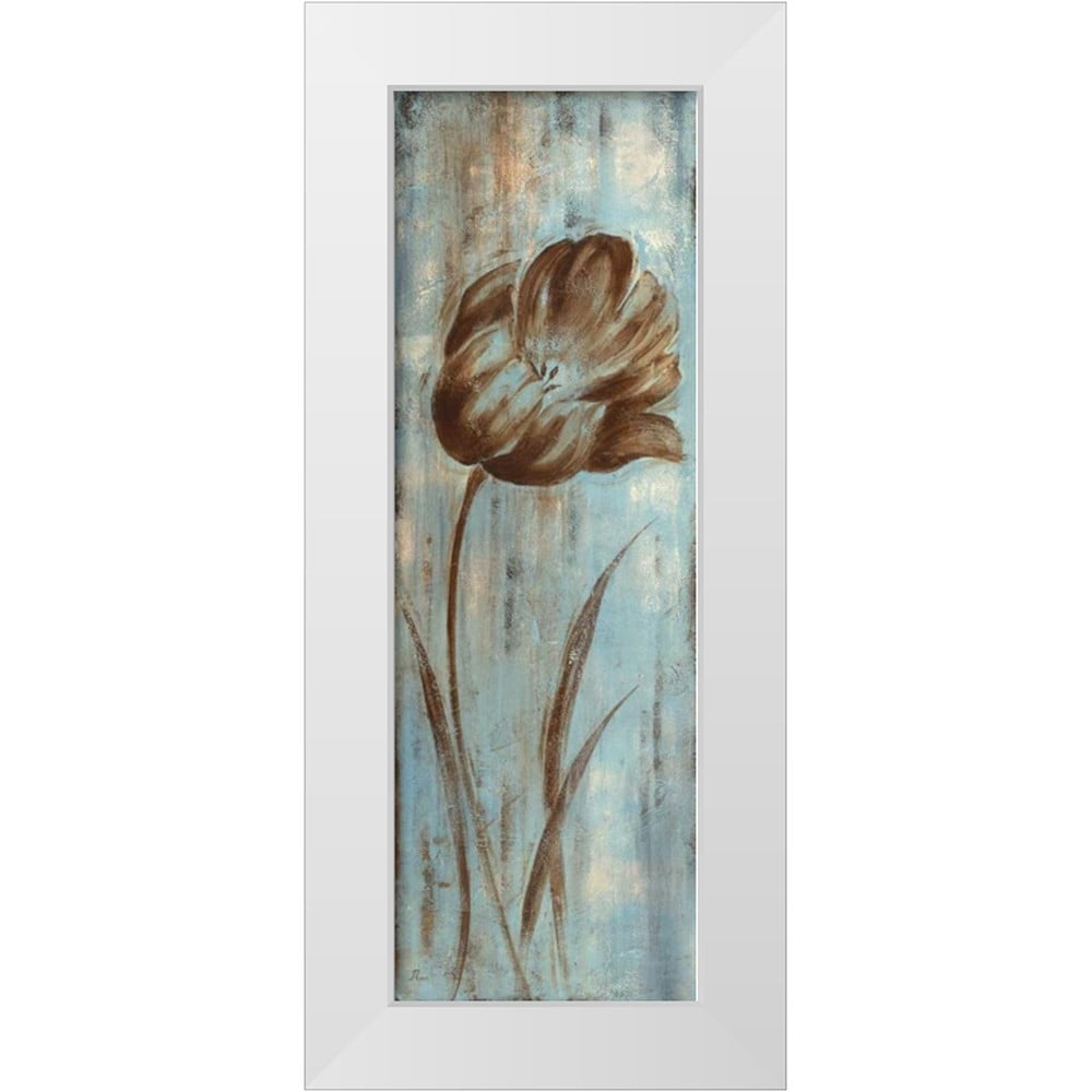 Nan 9x18 White Modern Wood Framed Museum Art Print Titled - Mays ...