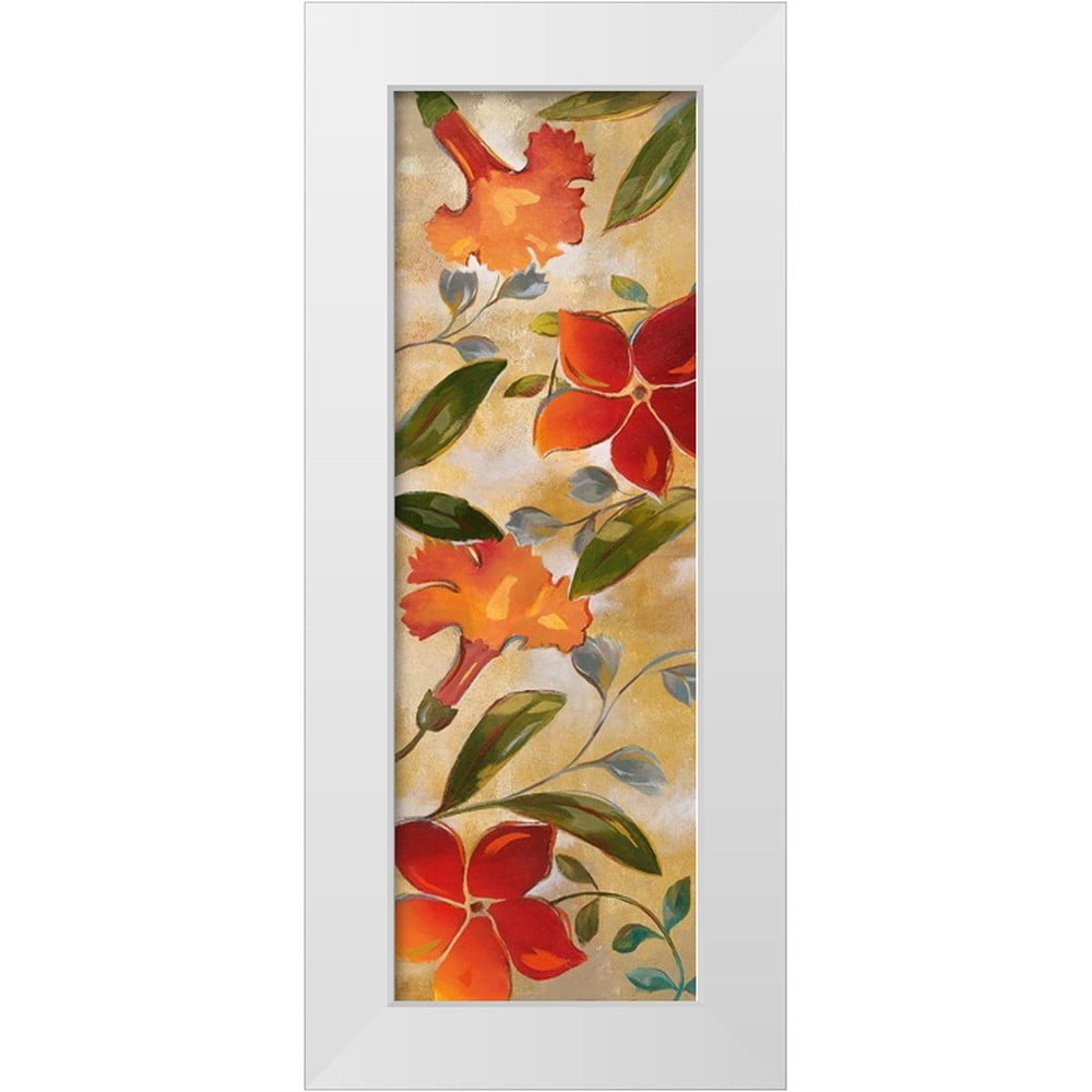 Nan 9x18 White Modern Wood Framed Museum Art Print Titled - Nan ...