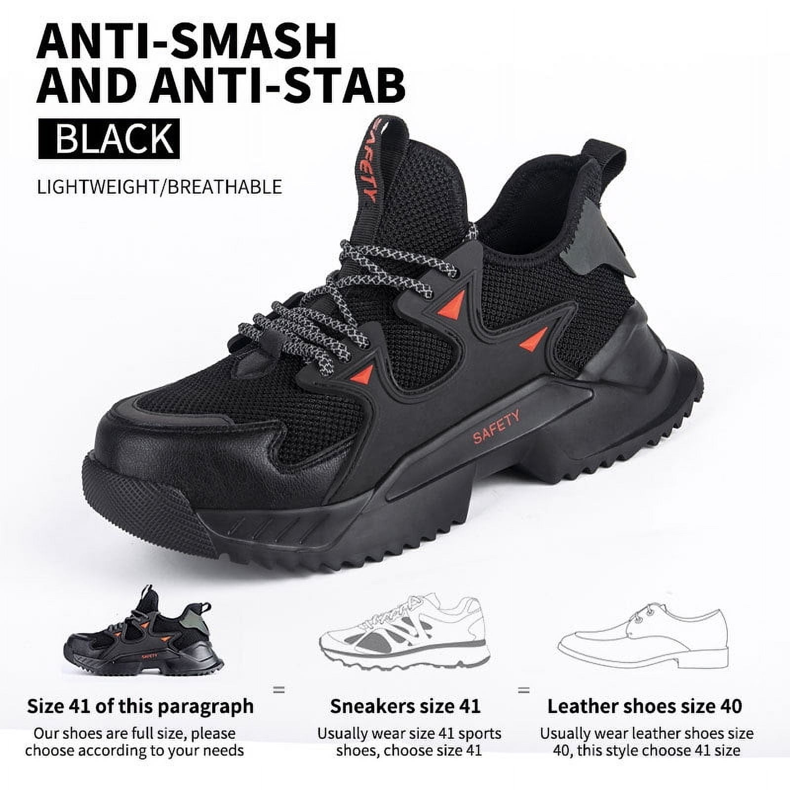 Nan Baiwang both sexes Steel Toe Kevlar Sole Puncture-Resistant Safety ...