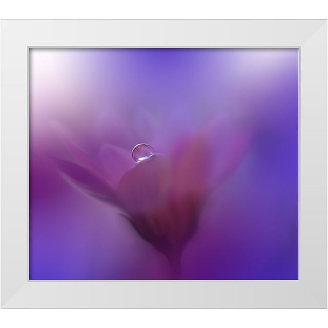 Nan, Juliana 13x12 White Modern Wood Framed Museum Art Print Titled - Colors Of Love...III ...