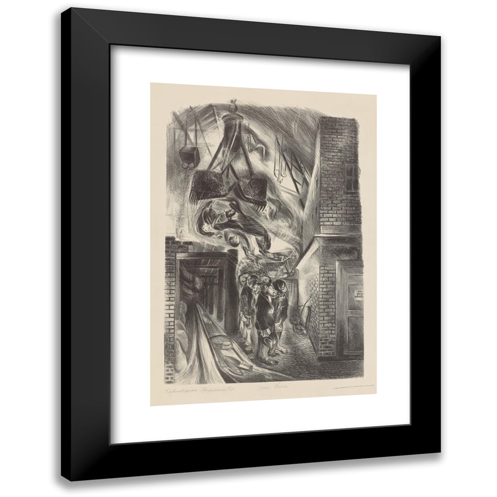 Nan Lurie 14x18 Black Modern Framed Museum Art Print Titled - Technological Improvements (1935 ...