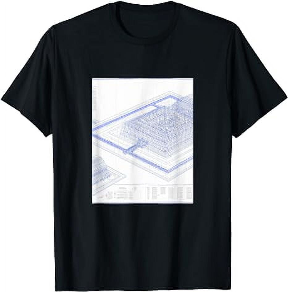 Nan Madol Temple Blueprint Saudeleur Dynasty T-Shirt - Walmart.com