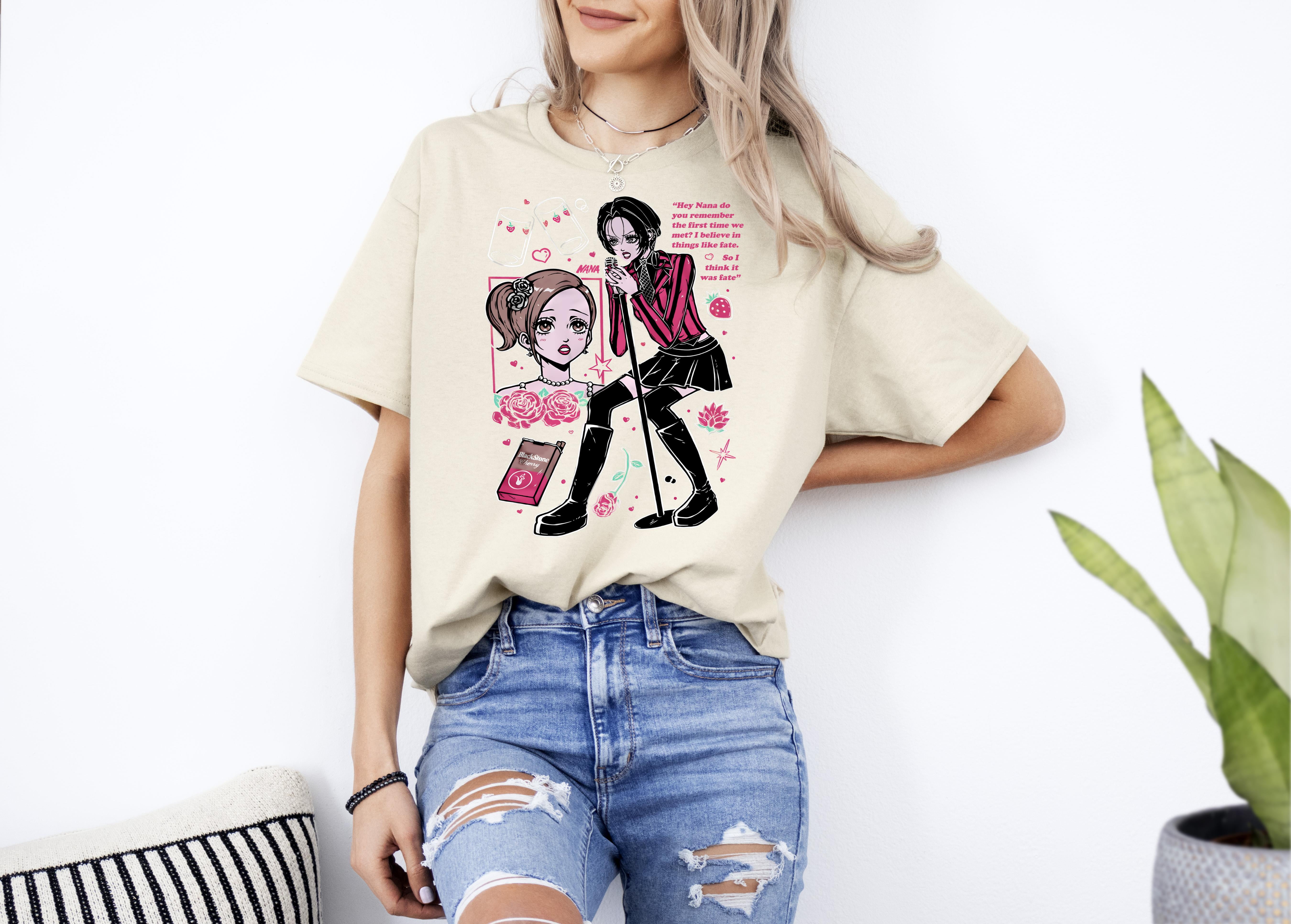 Nana Anime Merch Nana Anime Shirt Nana Osaki Manga Up To 4XL - Walmart.com