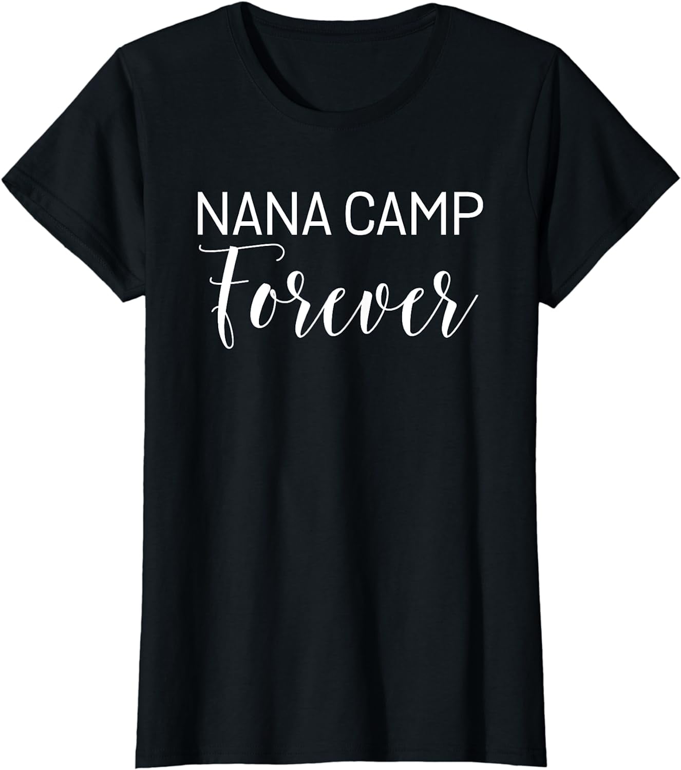 Nana Camp T-Shirt Summer Vacation Grandmother Visit Cousins - Walmart.com