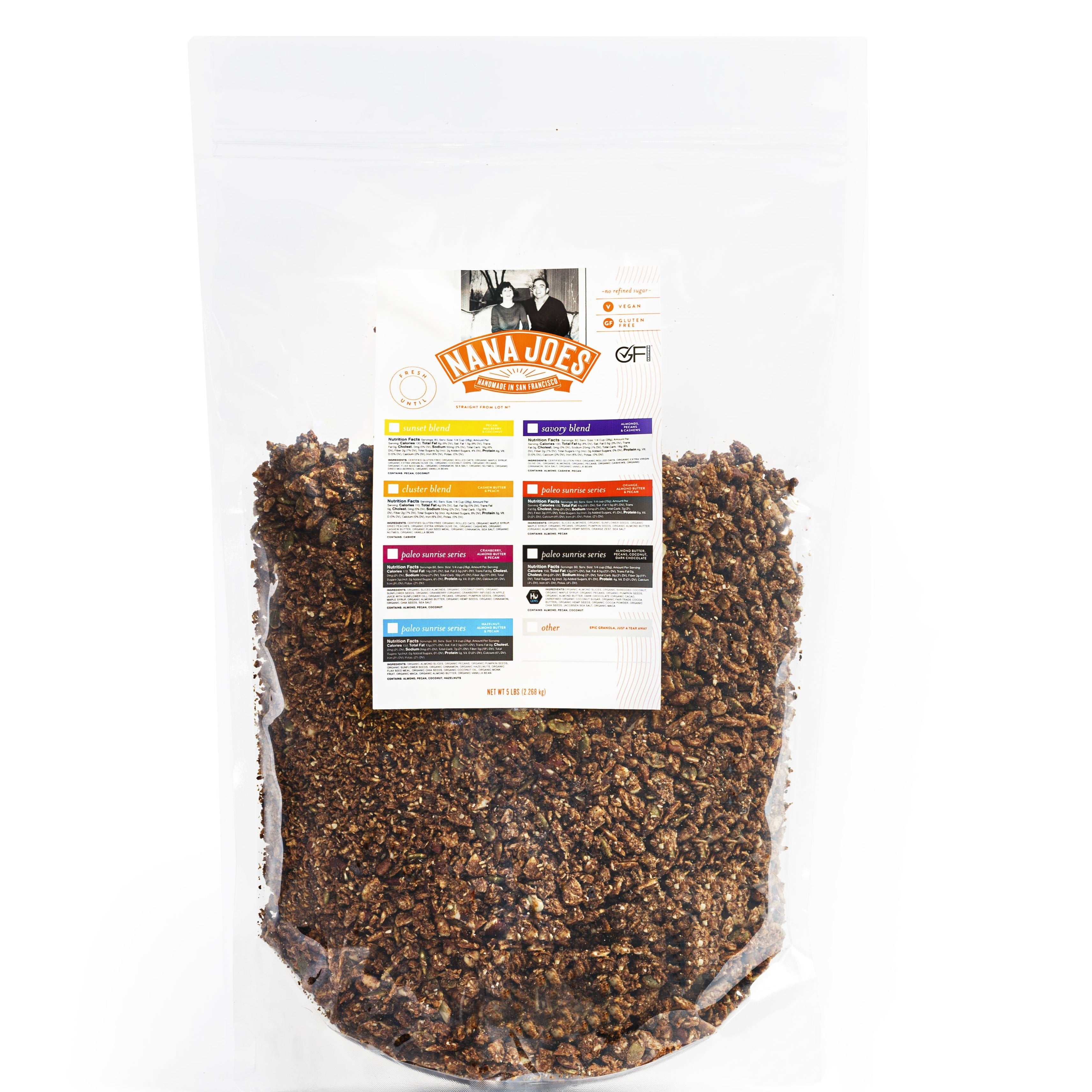 Nana Joes Granola Organic Paleo Series, Dark Chocolate, Coconut & Almond Butter, Handmade ...