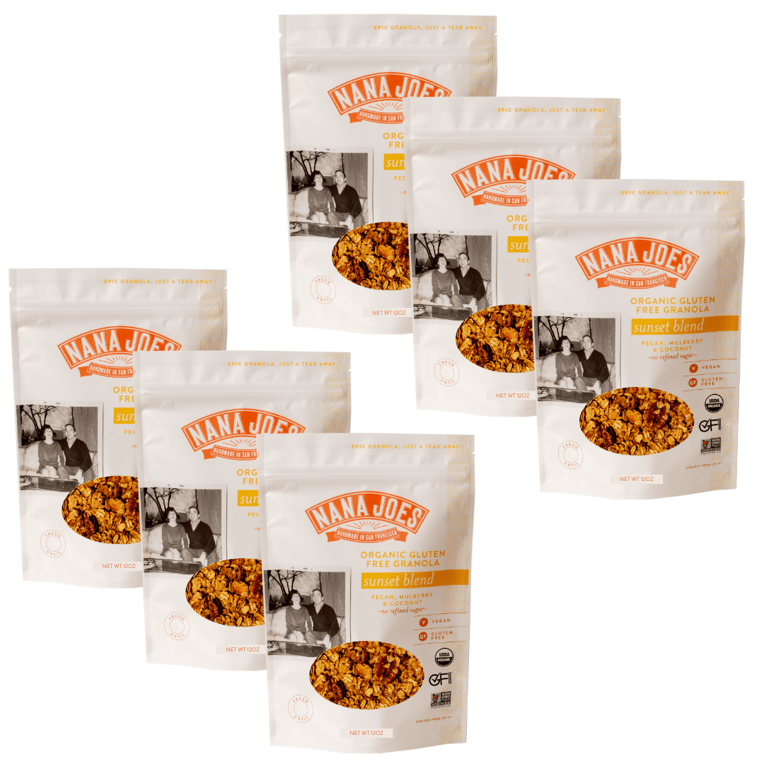 Nana Joes Granola Organic Sunset Blend, Pecan, Mulberry & Coconut, Handmade, Gluten-Free, Vegan ...