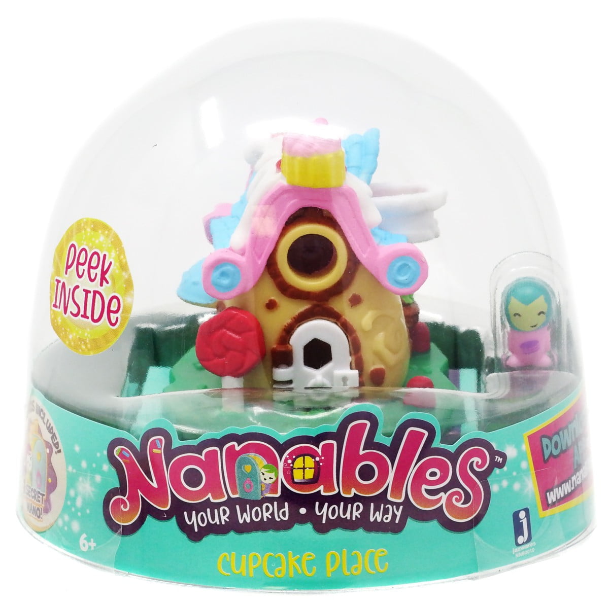Nanables Small House Cupcake Doll Playset - Magical Cottage - Walmart.com