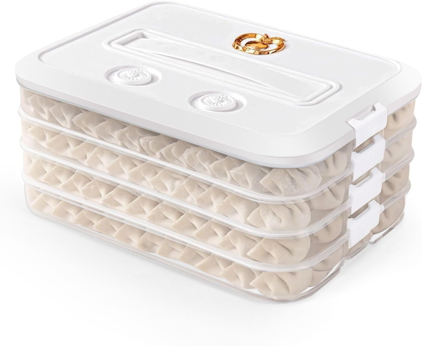 Nanahuang Food Storage Containers with Lids, Plastic Cookie Storage ...