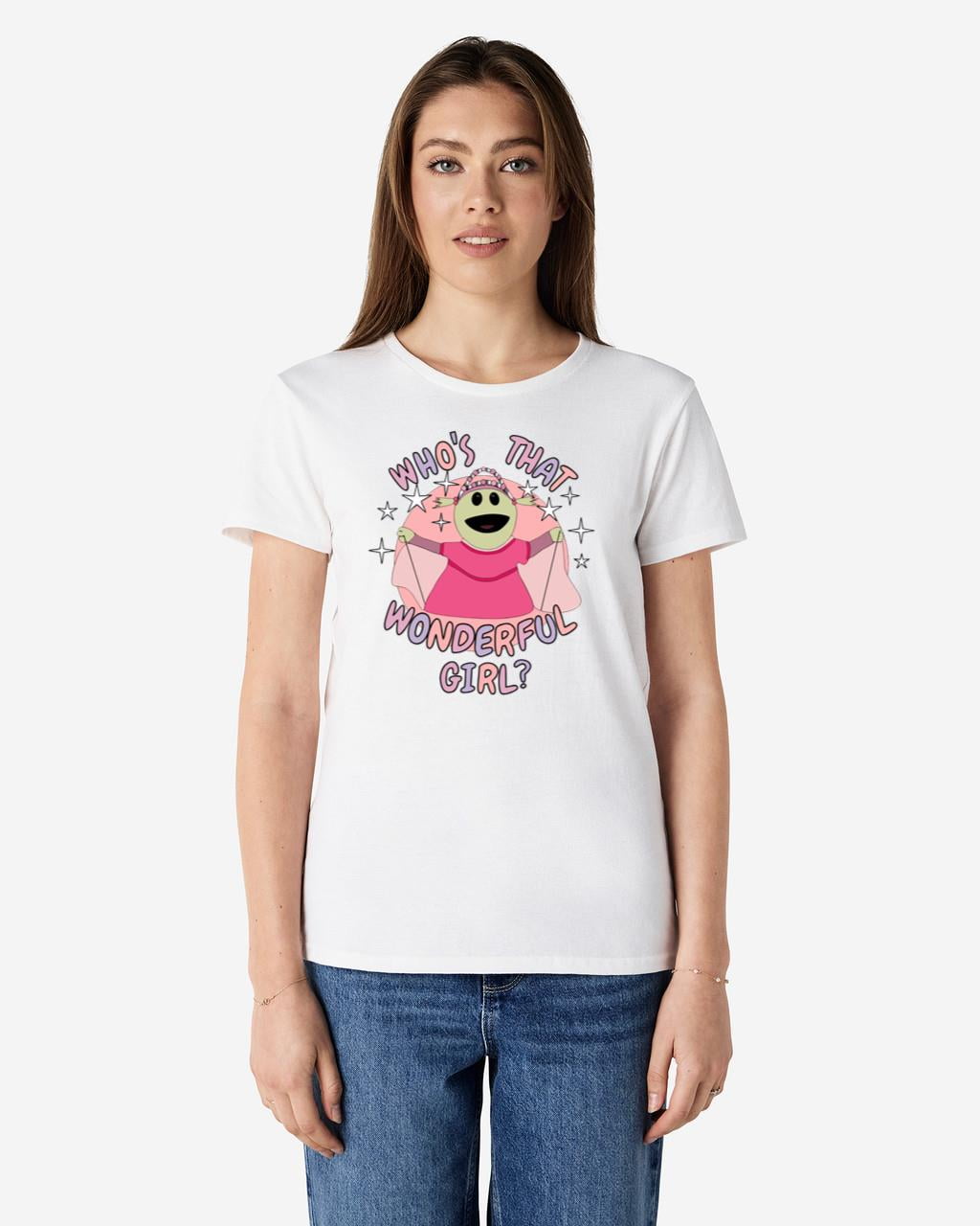 Nanalan Whos Wonderful Girl Unisex tee Peepo Cute Puppet!, for men ...