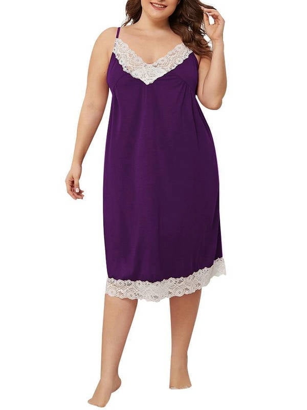 Nananla Valentine's Day Sexy Backless Solid Color Lace Splicing ...