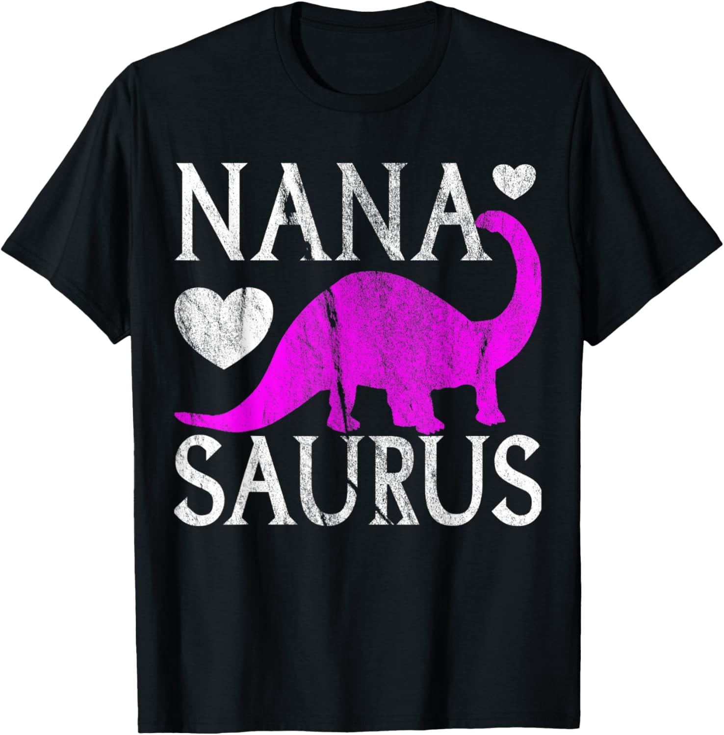 Nanasaurus Funny Grandmother Nana Grandma Dinosaur Dino Gift T-Shirt ...