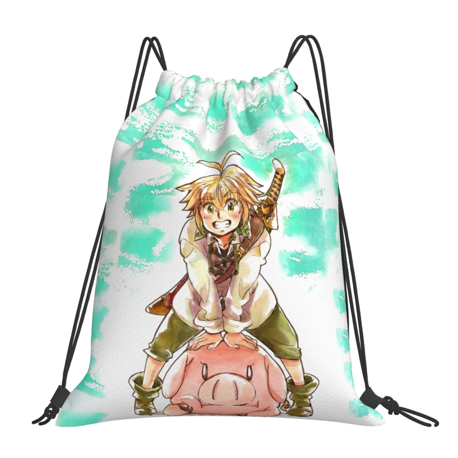 Nanatsu No Taizai The Seven Deadly Sins Drawstring Backpack Sport Gym ...