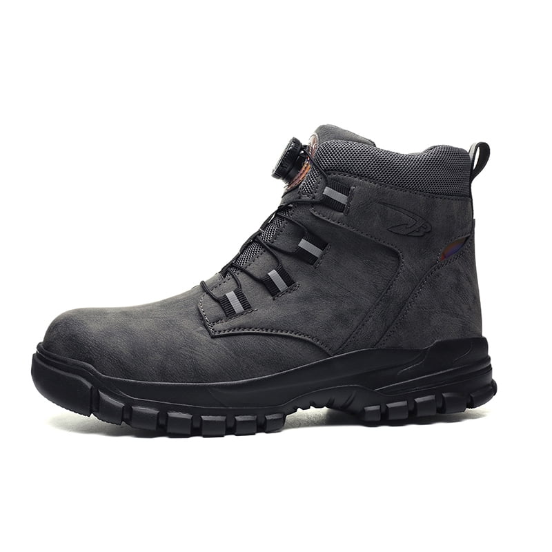 Nanbaiwang Four season high top Kevlar sole work shoes, steel toe shoes ...