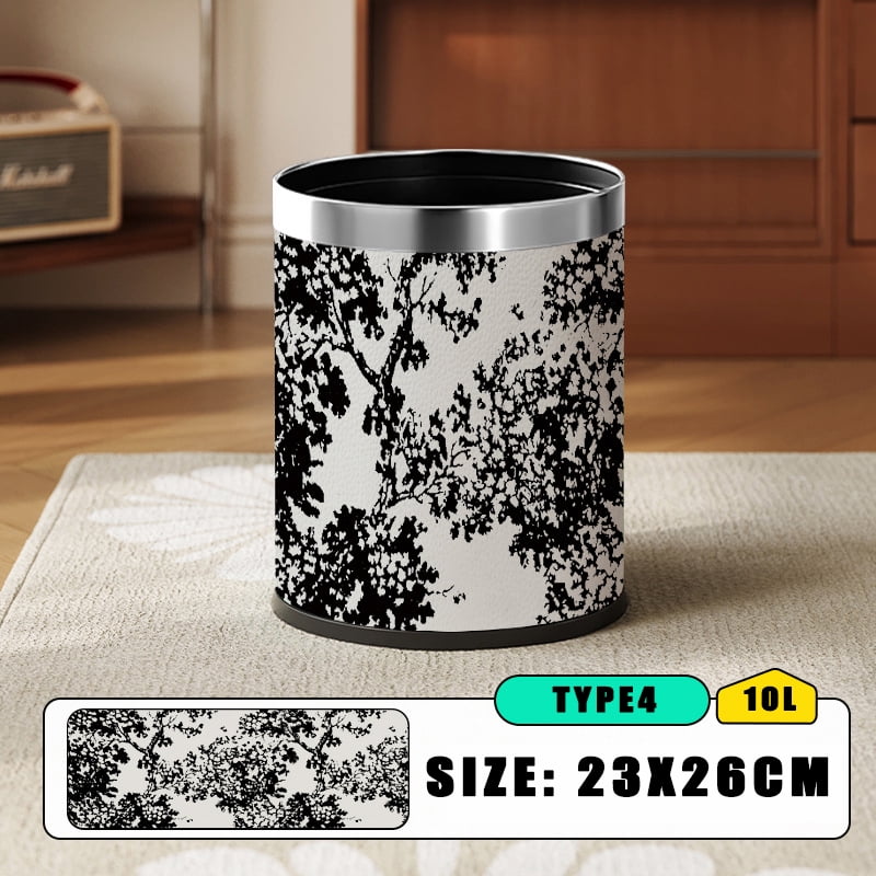 Nanbowan Decorative Garbage Basket Double Trash Can,for Living Room ...