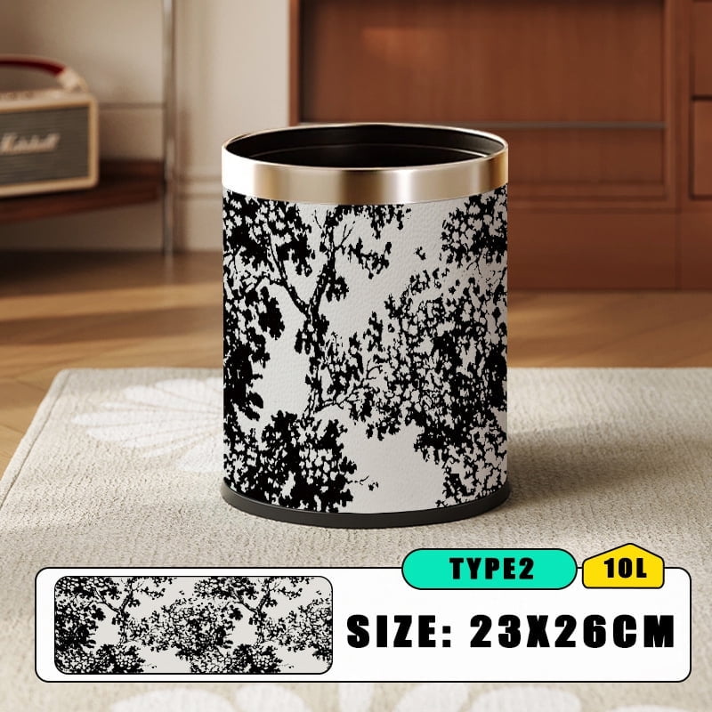 Nanbowan Decorative Garbage Basket Double Trash Can,for Living Room ...