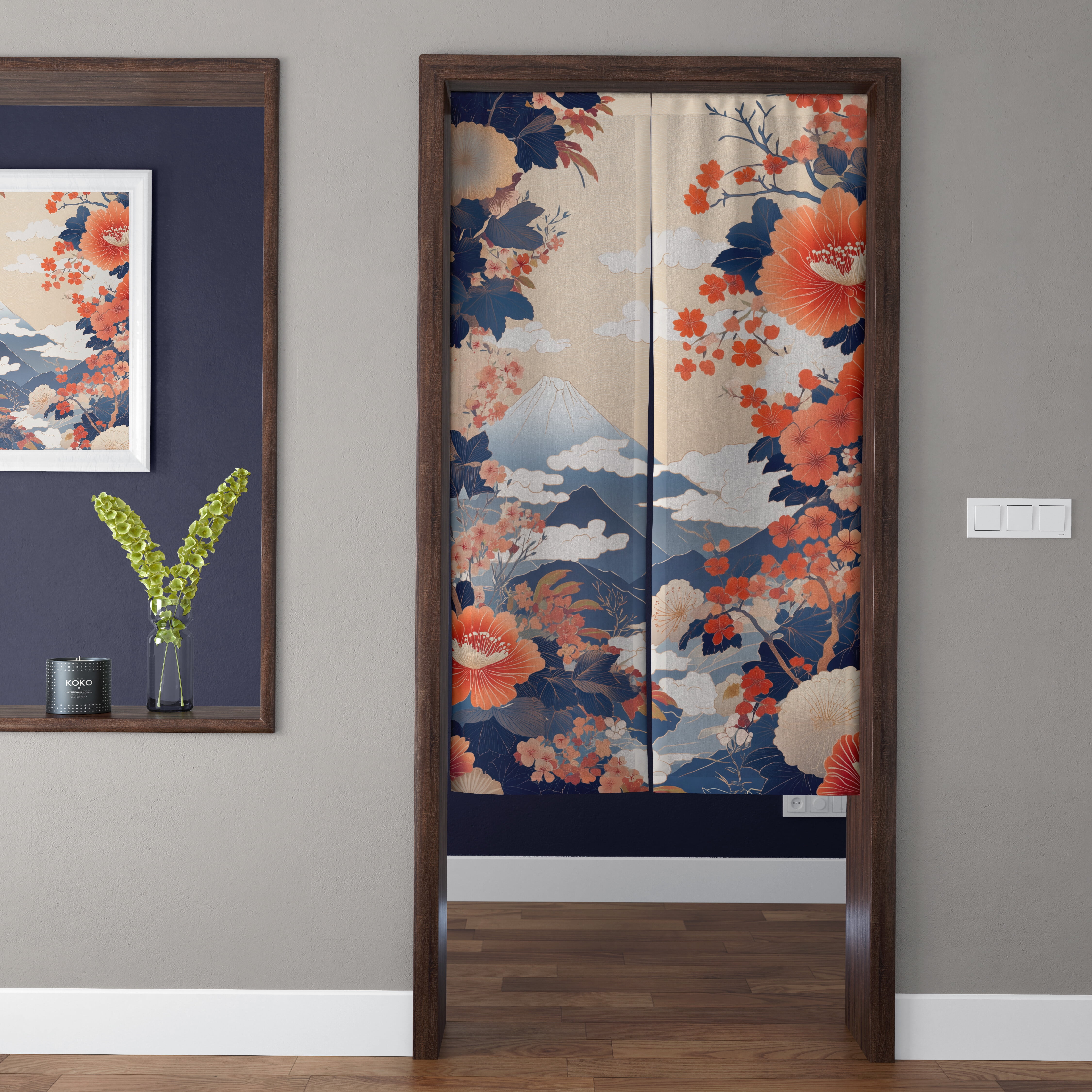 Nanbowan Japanese style door curtain noren curtain Thermal Insulated ...